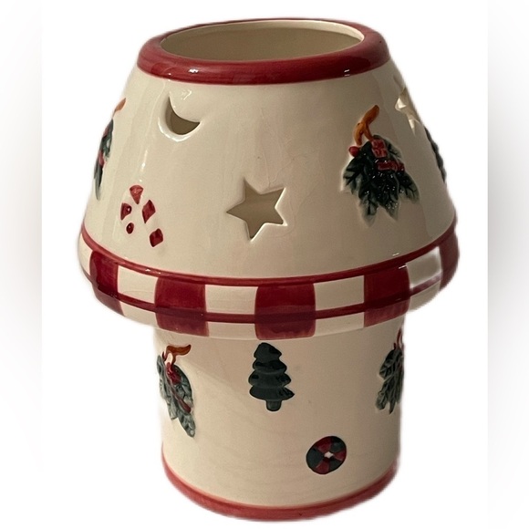 Holiday | Christmas Candle Holder And Topper Moon And Star Cutouts ...